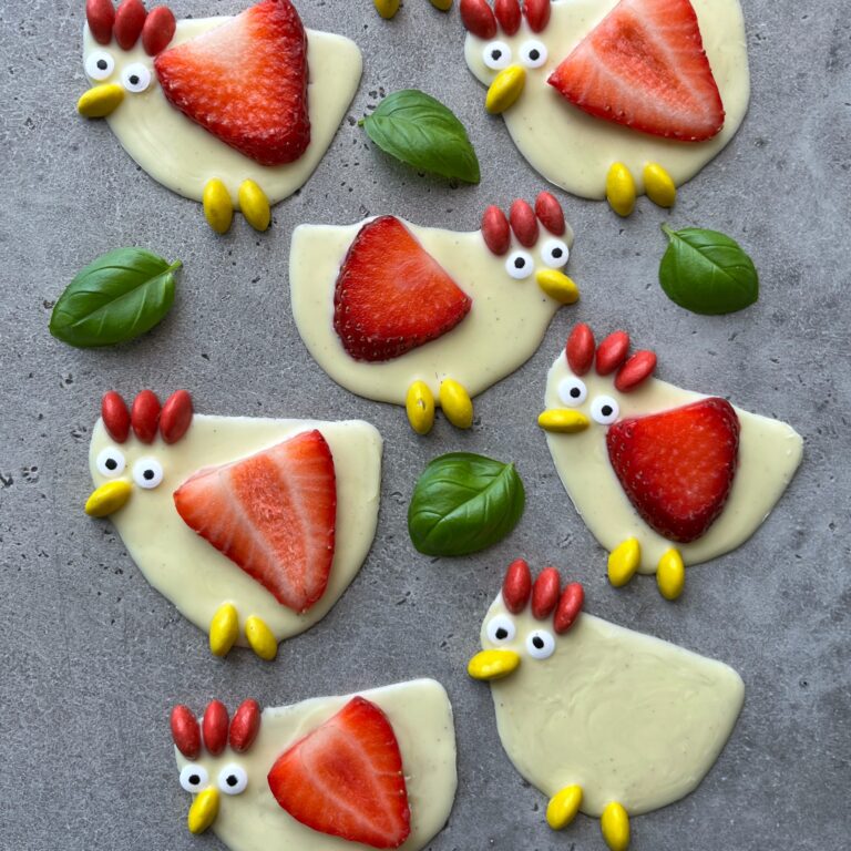 White Chocolate Strawberry Chicken (An Adorable Treat for Kids)