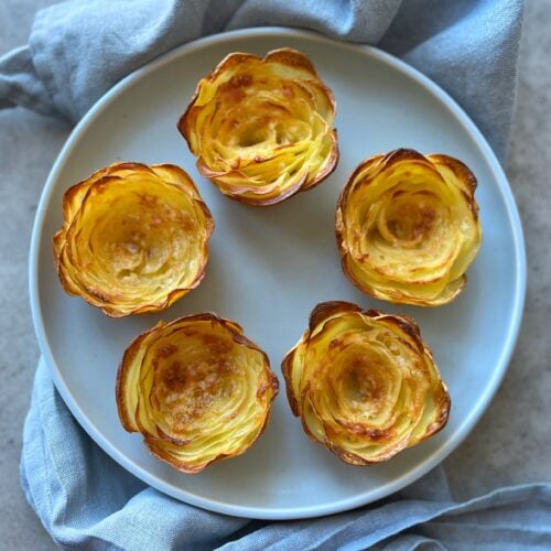Potato Roses (The Ultimate Elegant Side Dish) - Foodbites