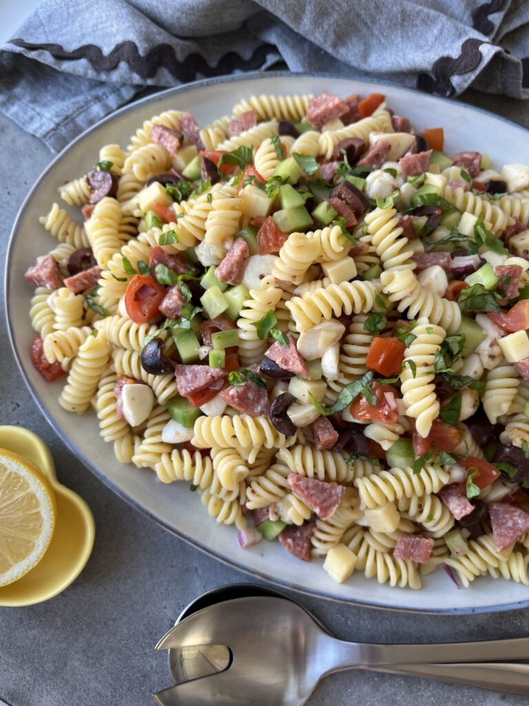 Cold Italian Pasta Salad (Easy Meal Prep or Dinner) - Foodbites